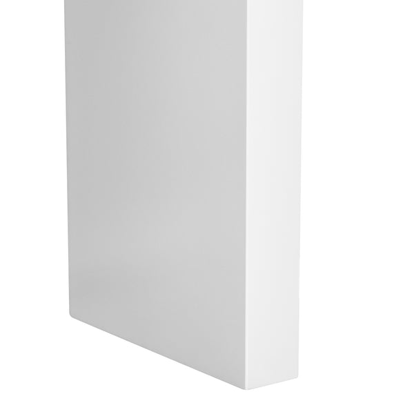 Modern Wood Rectangle Console Table, White – NobleHouseFurniture