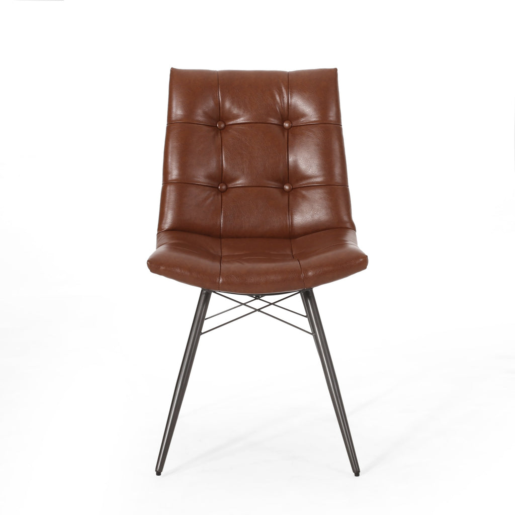 Contemporary Tufted Dining Chairs with Toothpick Legs, Set of 2 - NH84 ...