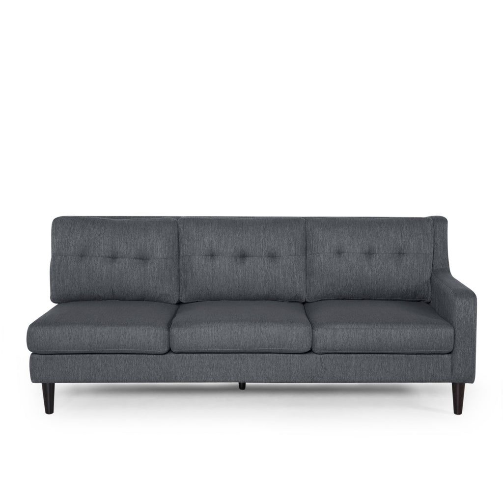 Contemporary Tufted Fabric 7 Seater Sectional Sofa Set - NH688413 ...