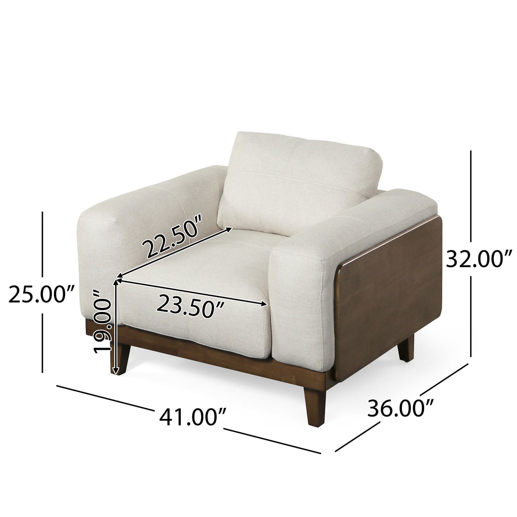 Connor Contemporary Upholstered Oversized Club Chair – NobleHouseFurniture