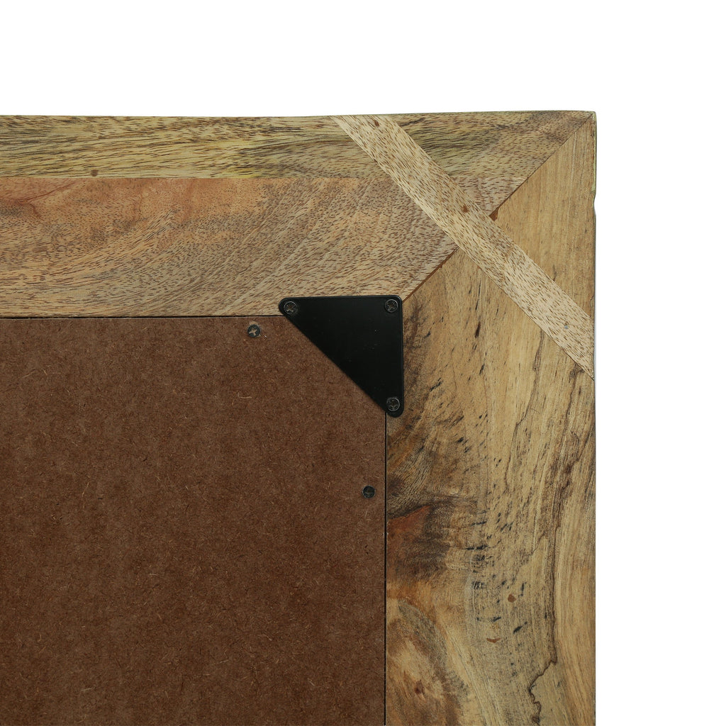 Boho Handcrafted Mango Wood Carved Full Length Standing Mirror, Natura ...